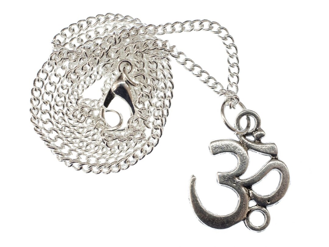 Om Symbol Mantra Mul Necklace 45cm Miniblings Relaxation Yoga Yogini - Etsy