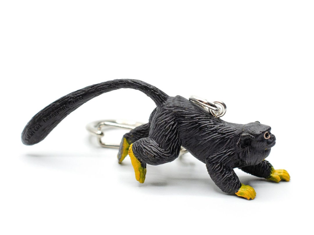 Golden-handed Tamarin Monkey Key Rings Key Chain Miniblings Monkeys ...
