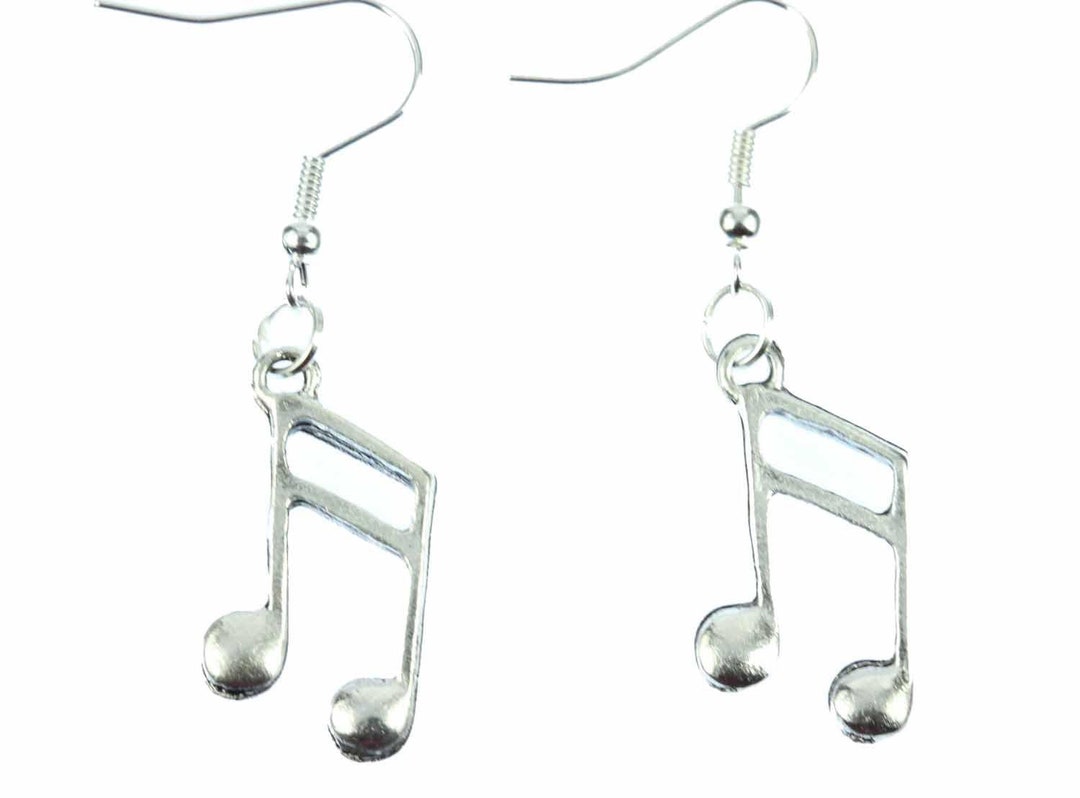 Notes Double Note Semiquaver Sixteenth Earrings 16th Miniblings Music ...