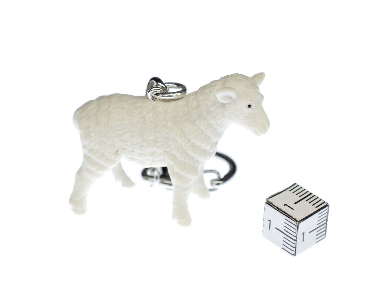 Sheep Key Ring Chain Miniblings Keychain Farm Animal Chain | Etsy