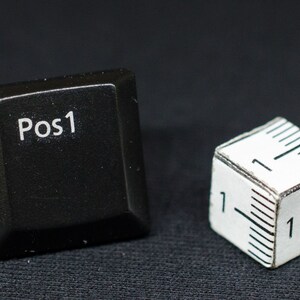 Pos1 Ring Key Miniblings Computer PC Customized Fingerring - Etsy