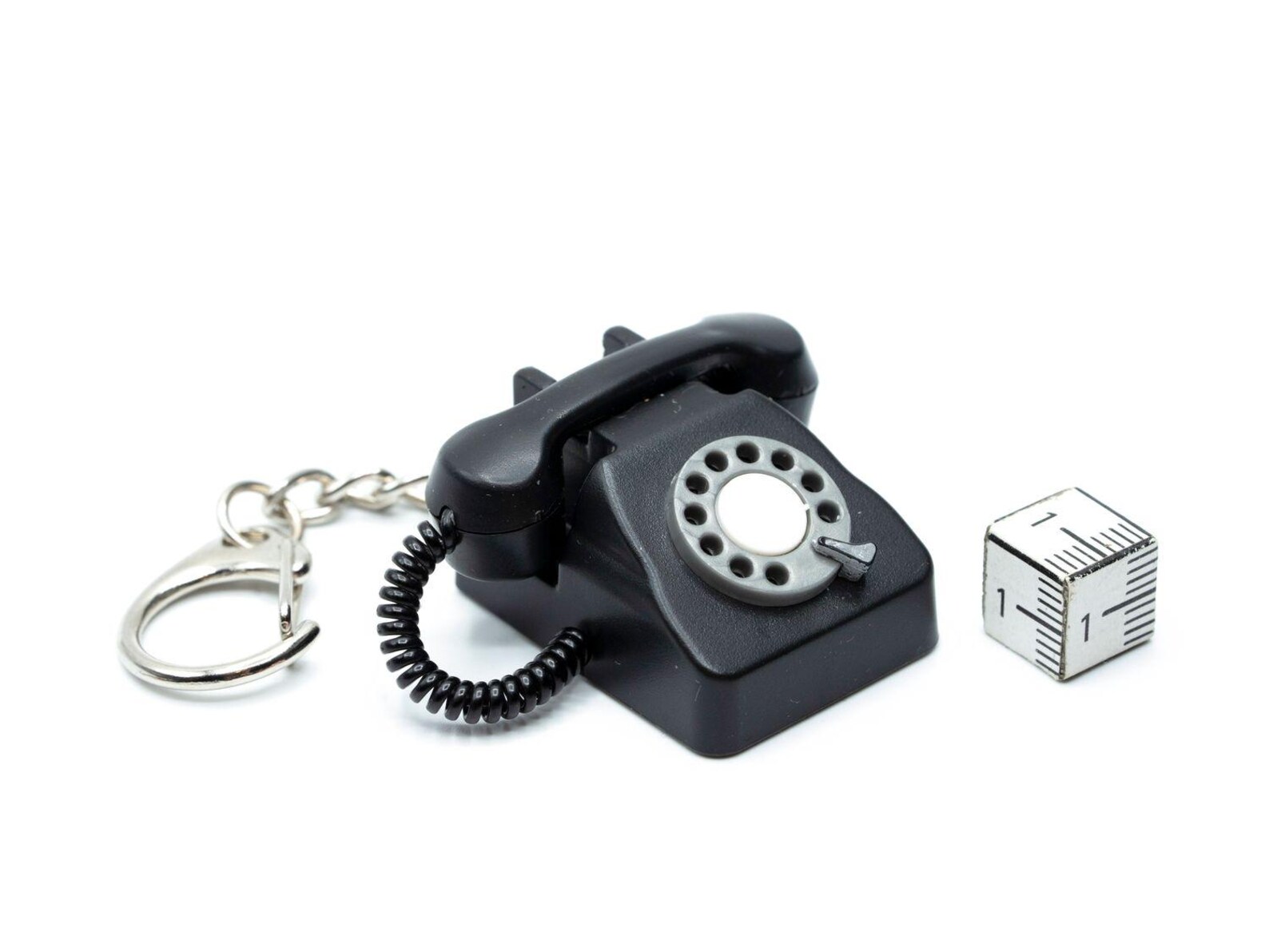Phone Key Ring Chain Miniblings Keyring Rotary Dial Retro Telephone - Etsy