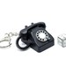Phone Key Ring Chain Miniblings Keyring Rotary Dial Retro Telephone - Etsy