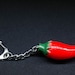 Chili Key Ring Chain Miniblings Pepperoni Peppers Red - Etsy