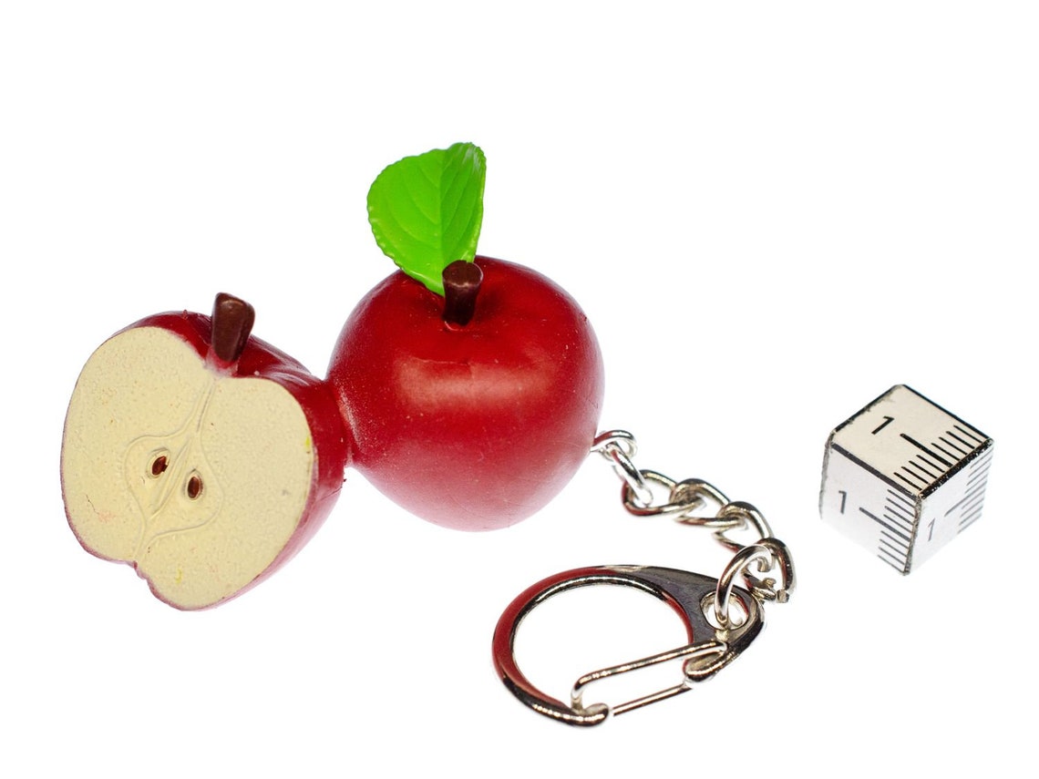 Apple Key Ring Charin Keys Fruti Miniblings Green - Etsy