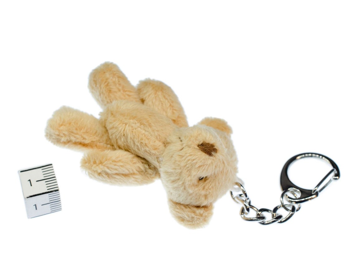 Teddy Key Ring Chain Miniblings Bear Plush Girls Children Kids - Etsy