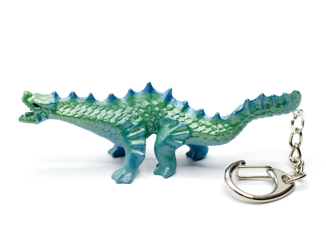 Water Dragon Key Ring Key Chain Miniblings Fantasy Dragon Green Blue ...