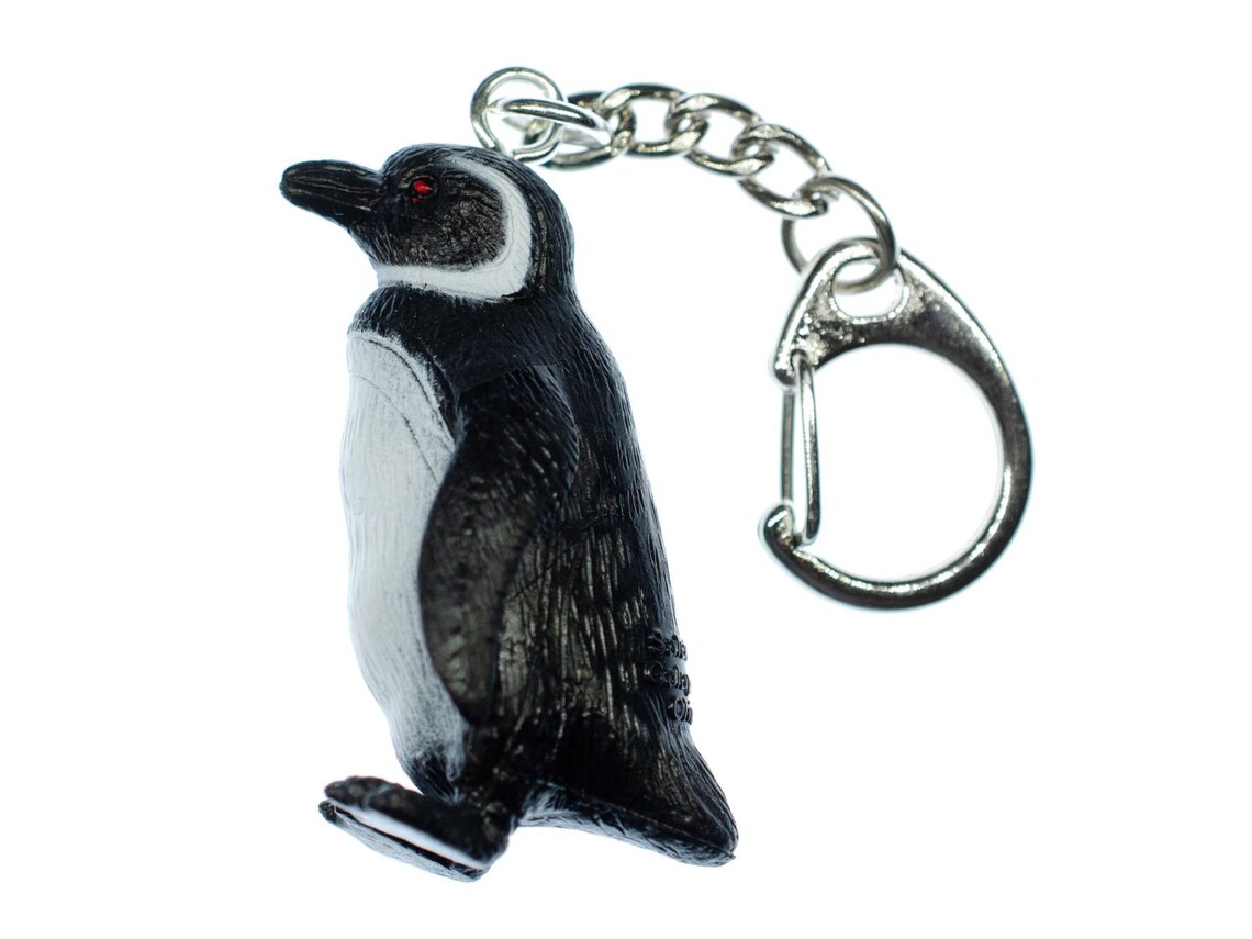 Penguin Keychain Miniblings Penguins Keyring Key Chain Pendant | Etsy