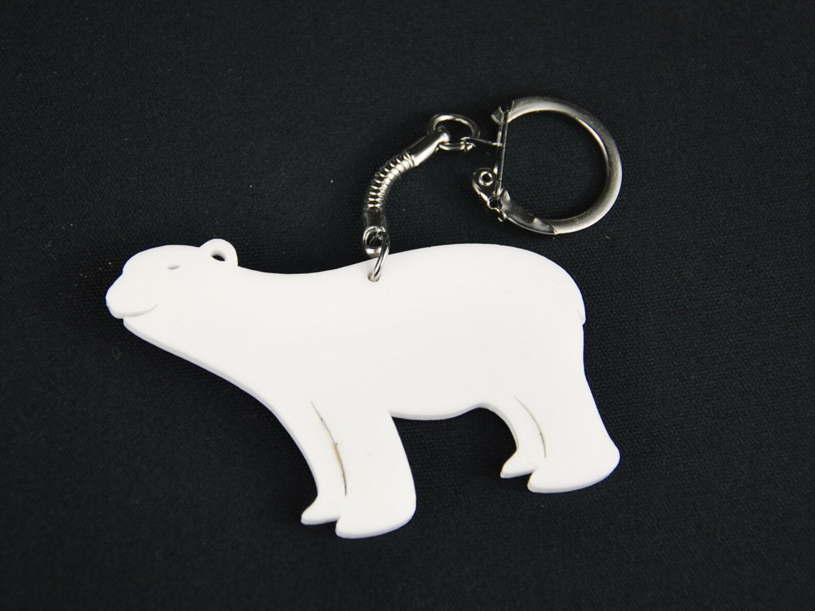 Polar Bear Acrylic Key Ring Chain Keychain Miniblings White - Etsy