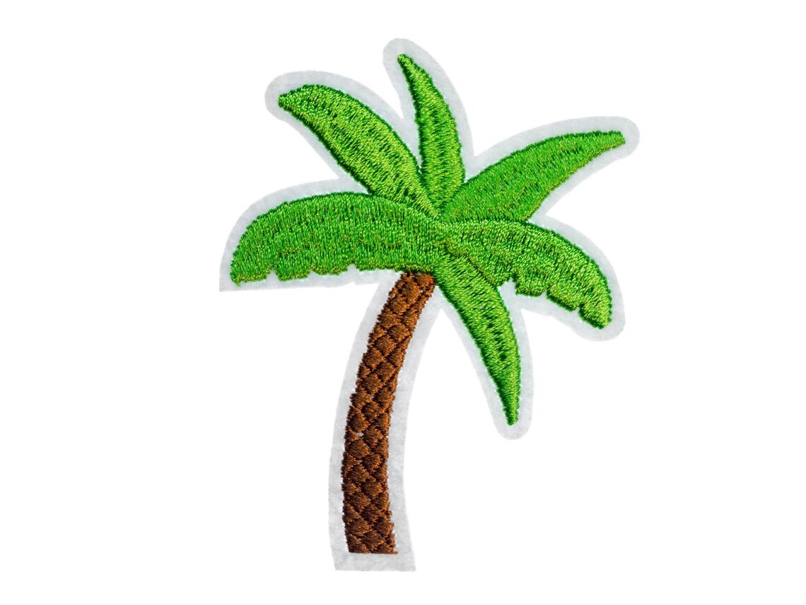 Palm Tree Patch Hotfix Application Iron on Motif Miniblings Palmetto - Etsy