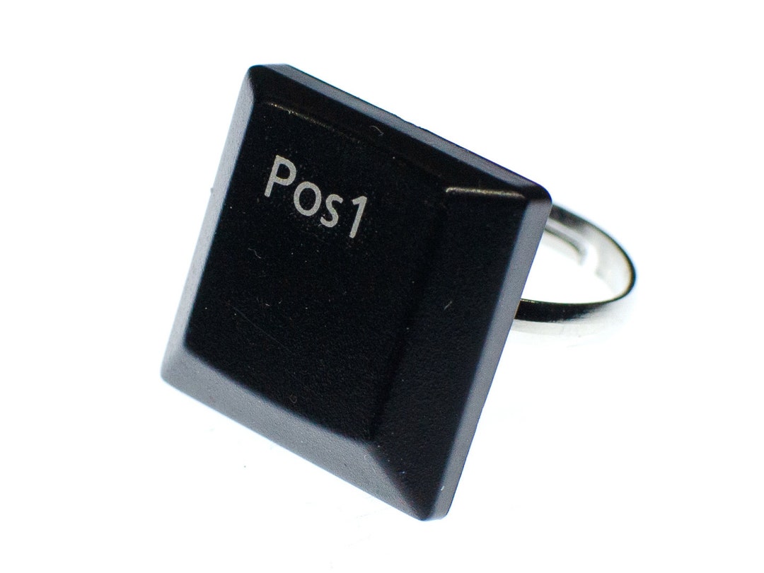 Pos1 Ring Key Miniblings Computer PC Customized Fingerring Upcycling - Etsy
