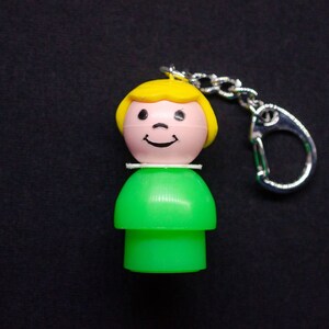 Fisher Price Little People Cool Key Chain Miniblings Retro | Etsy