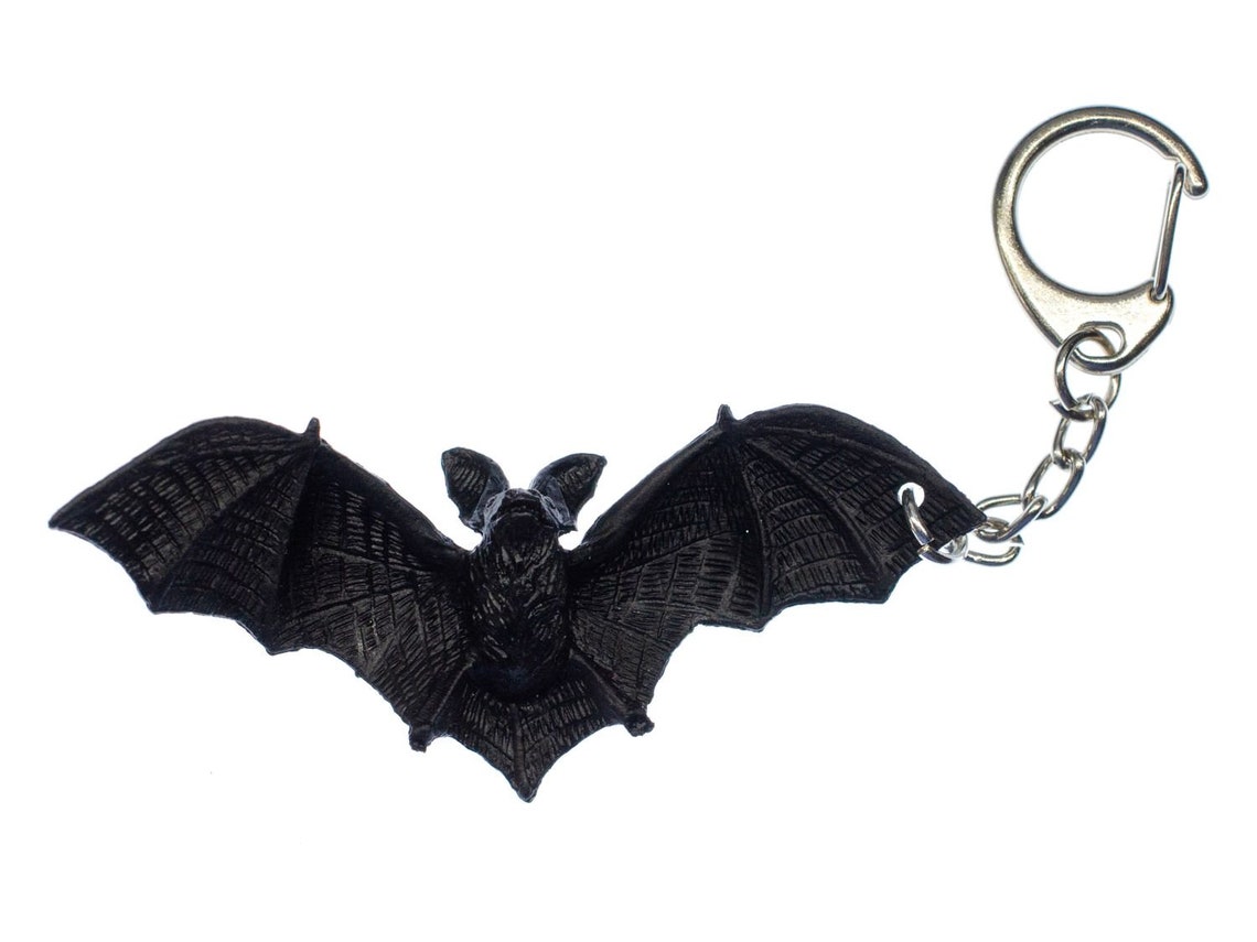 Bat Key Ring Chain Miniblings Kids Children Halloween Vampire - Etsy