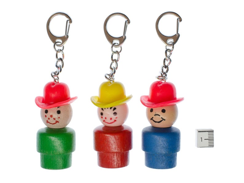 Fisher Price Little People Farmer Key Chain Cowboy Miniblings | Etsy