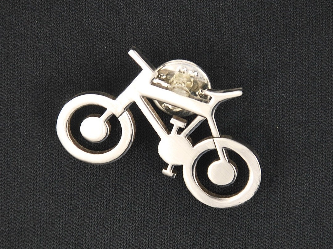 Metal Bicycle Bike Brooch Pin Badge Button Badge Mountain - Etsy
