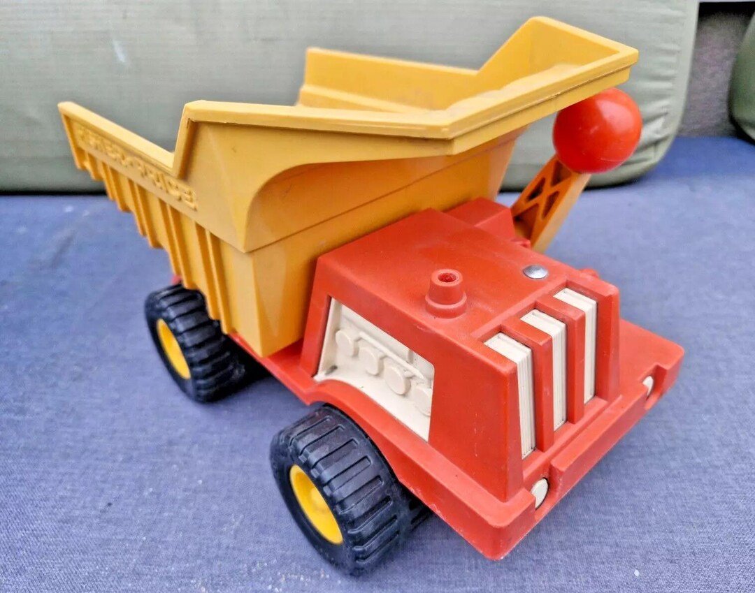 Fisher Price Truck Low Loader Lorry Dump Truck 70s Retro Vintage Free ...