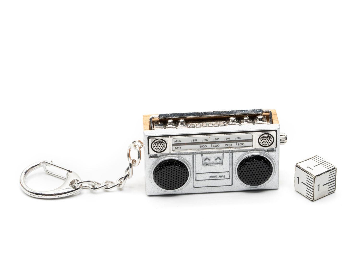Cassette Recorder Key Ring Chain Miniblings Keyring Ghetto Bluster ...