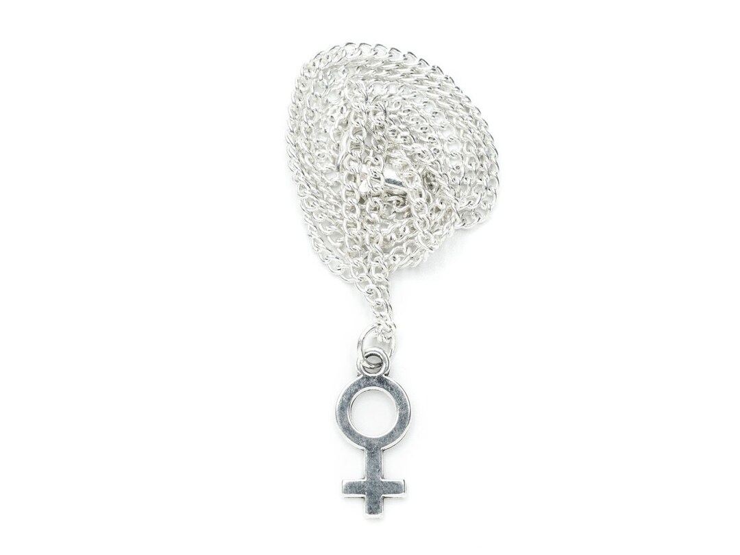 Female Symbol Chain Miniblings 45cm Pendant Necklace LGBTQ+ Woman Power ...