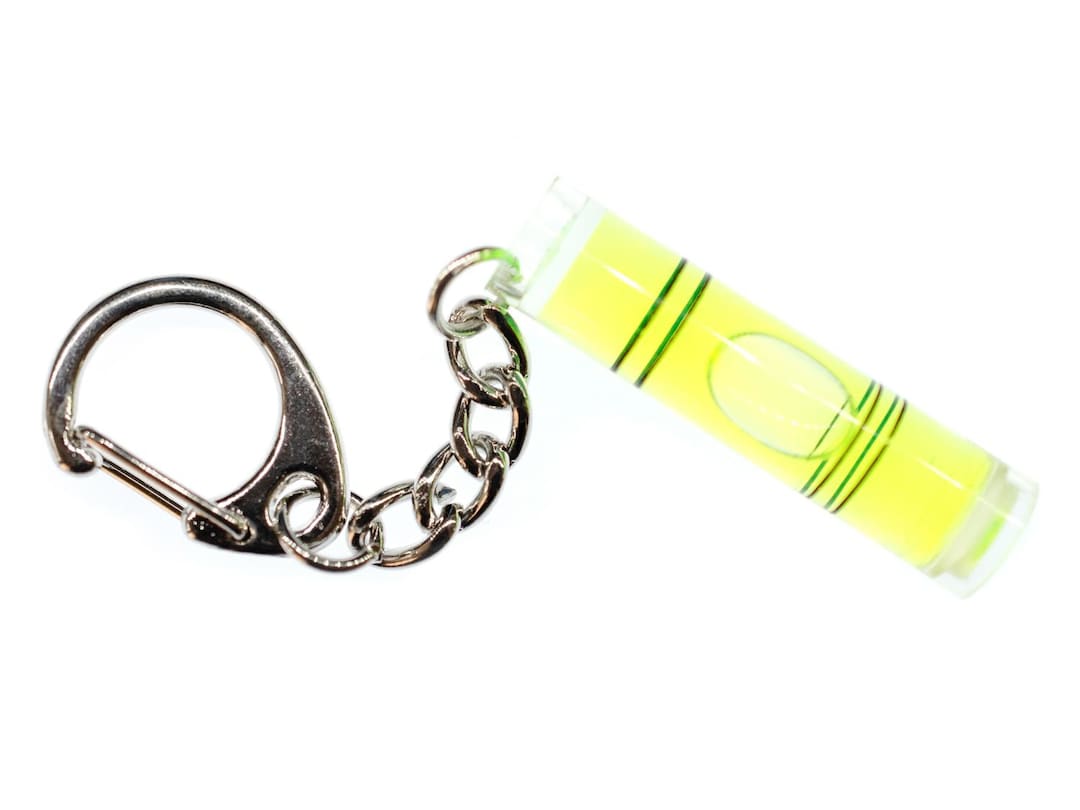 Working Water Level Key Ring Chain Miniblings Scale Green Tools ...