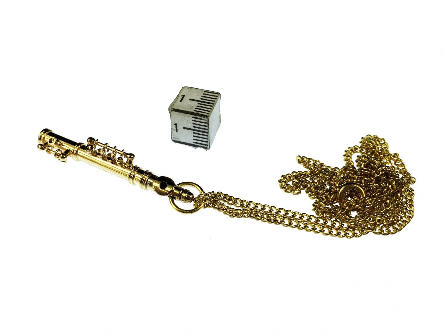 Flutes Flute Necklace Miniblings Gold Plated 60cm + Box - Etsy