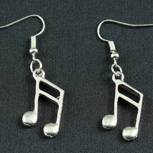 Notes Double Note Semiquaver Sixteenth Earrings 16th Miniblings Music ...