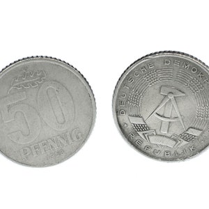 50 Pfennig Penny GDR East Germany DDR Money Cuff Links - Etsy