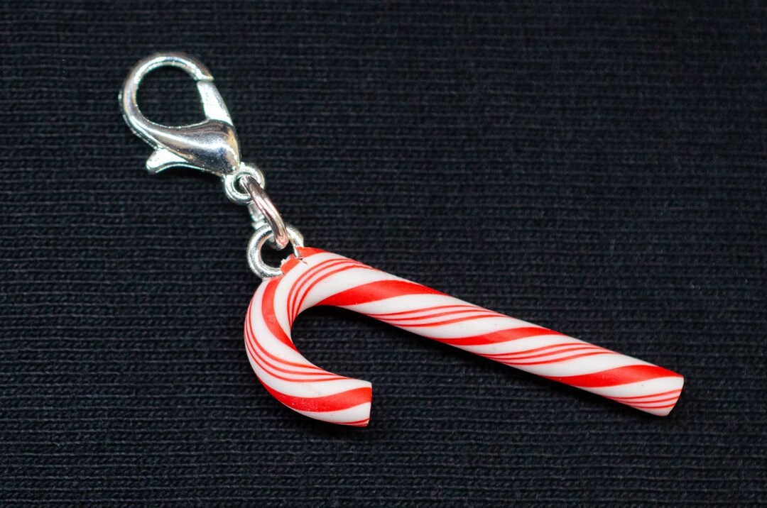 Candy Cane Charm Pendant Miniblings Lollipop Christmas Red White ...