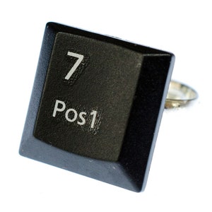 Seven Pos1 Keyboard Ring Number Key Miniblings Computer PC - Etsy UK