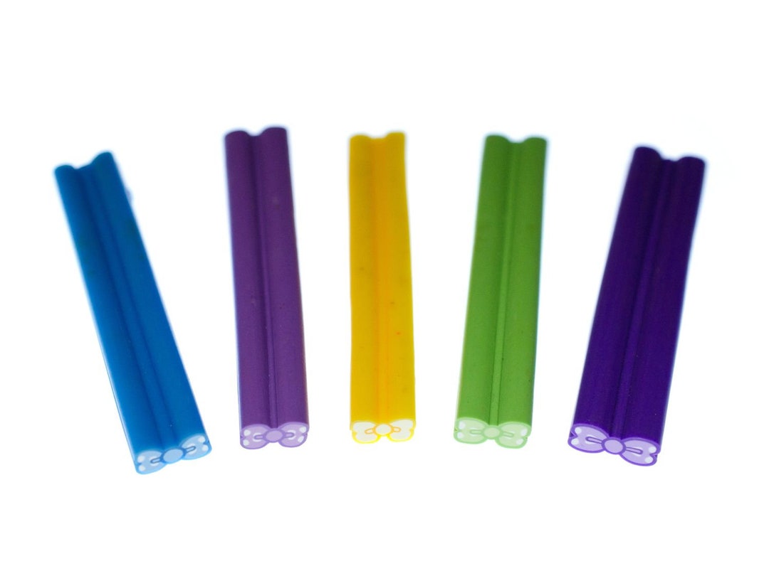 5x Nail Polymer Canes Colorful Loop Loops 5-10mm 5 Cm Rods Ribbon - Etsy UK