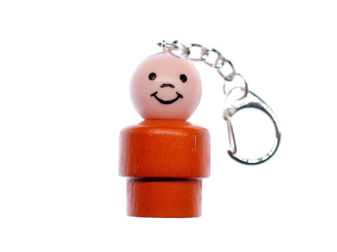 Fisher Price Little People Vintage Key Chain Cowboy Miniblings - Etsy