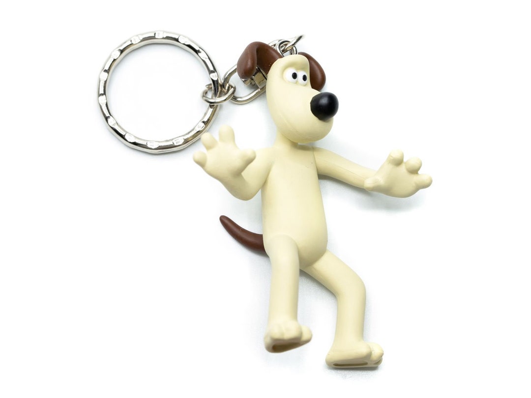 Wallace & Gromit Dog Keyer Miniblings Pendant Key Ring Series - Etsy