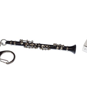 Clarinet Key Ring Chain Miniblings Musician Clarinetist Music +box - Etsy