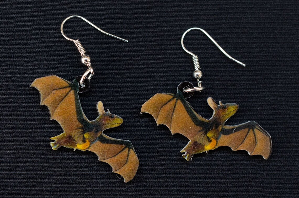 Bat Earrings Hangers Miniblings Bats Microbats Mammals Chiroptera ...