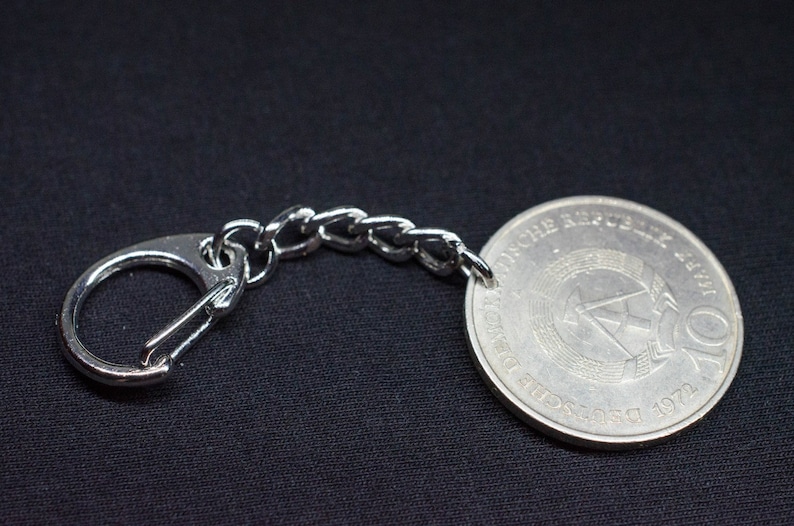 10 Mark East Germany German DDR GDR Coin Key Ring Real Money | Etsy