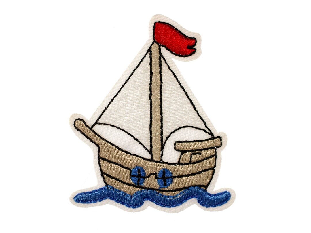 Sailing Boat Patch Hotfix Iron on Miniblings Maritimee Sail - Etsy