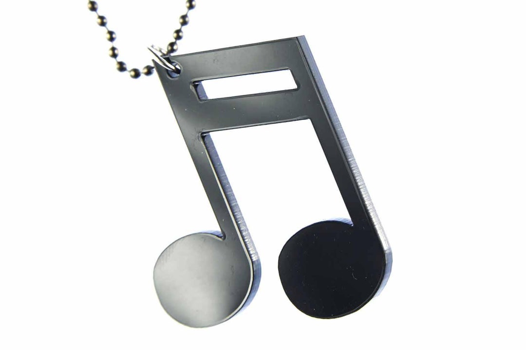 Notes Necklace Miniblings 80cm Note Semiquaver Sixteenth 16th Acrylic ...