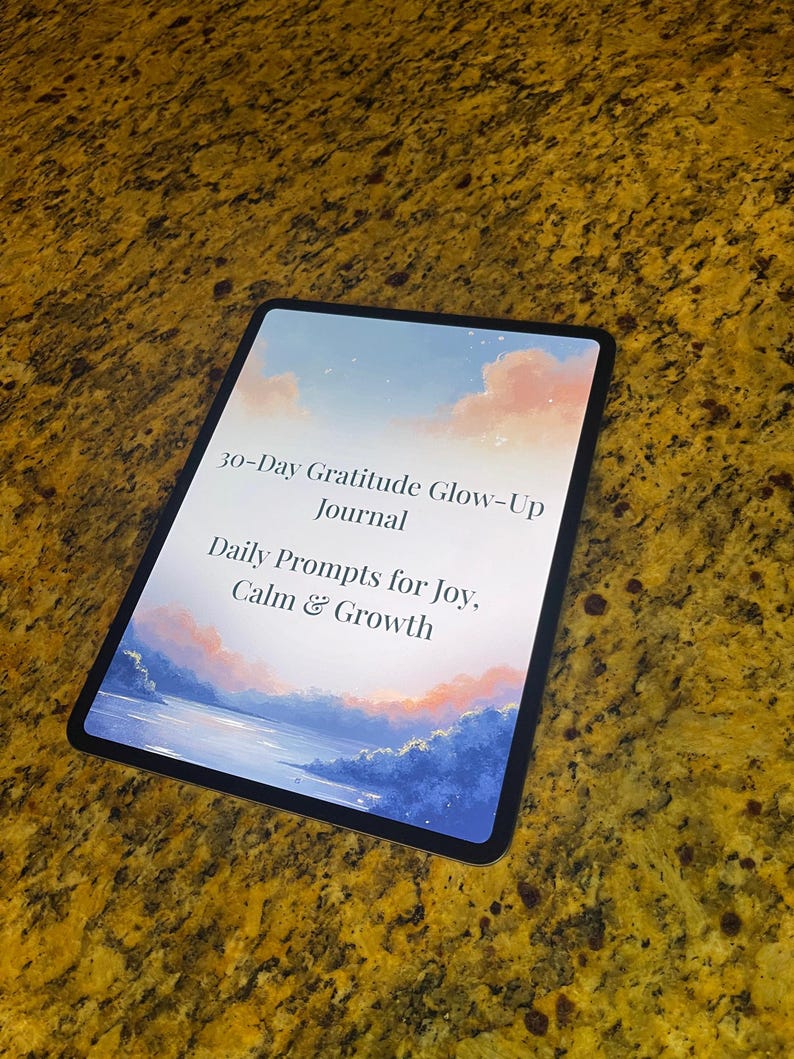 30-day Gratitude Journal Printable | Daily Mindfulness Prompts ...