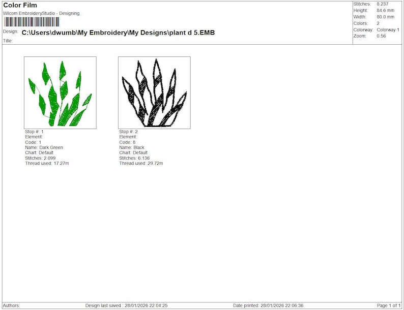 Minimal Sansevieria Snake Plant Embroidery Design, EMB Included ...