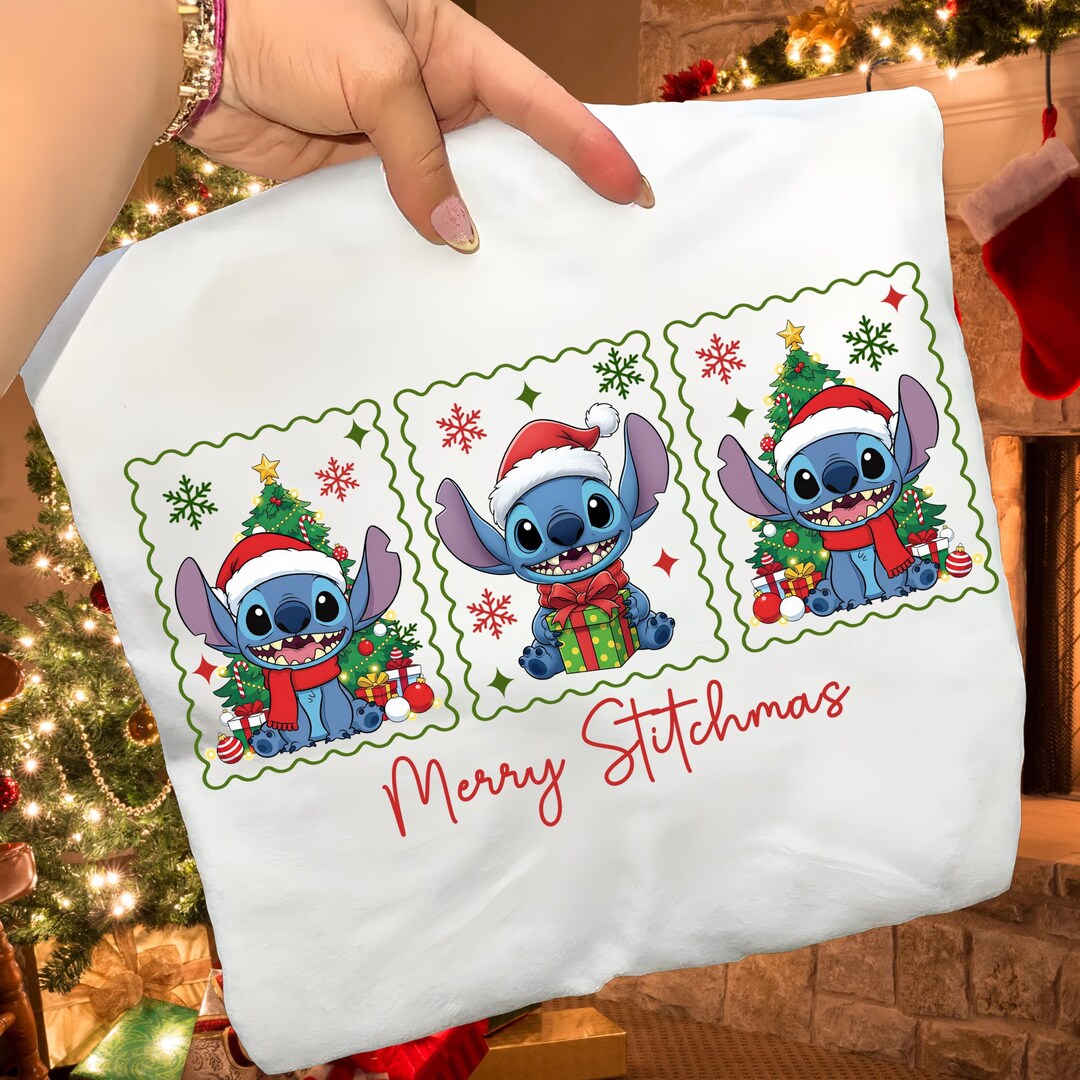 Merry Stitchmas Png, Merry Christmas Png, Stitchmas Christmas, Blue ...
