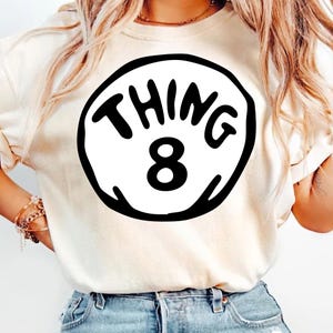 Thing 1 to Thing 9 PNG Bundle, Thing 1 Thing 2 PNG, Family Thing Bundle ...