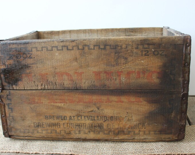 Carling's Beer Crate / Vintage Crate / Beer Box / Beer Crate / Beer ...