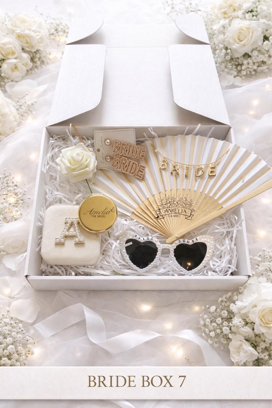 Personalized Bridal Gift Box, Custom Bride Box, Bridal Shower ...