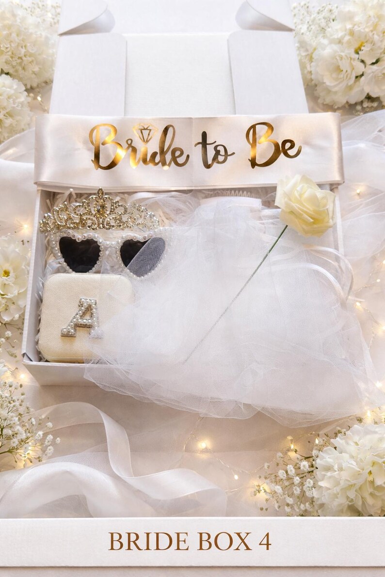 Personalized Bridal Gift Box, Custom Bride Box, Bridal Shower ...