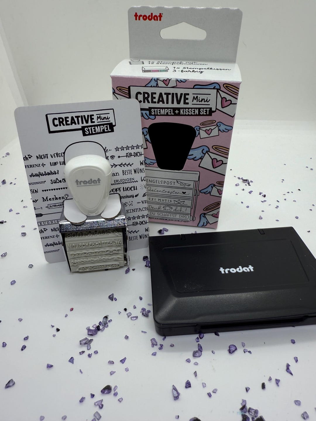 Mini Stamp "angel Mail", Angel Stamp, Stamp With Sayings, Stamp Set ...