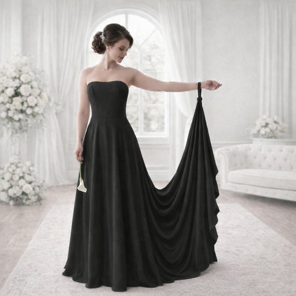 Black Pearl Wrist Loop | Wedding Dress Bustle Alternative | Prom Train ...