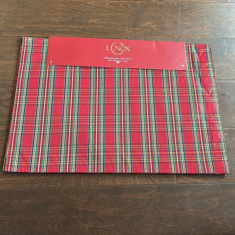 Red Plaid Charger - Etsy