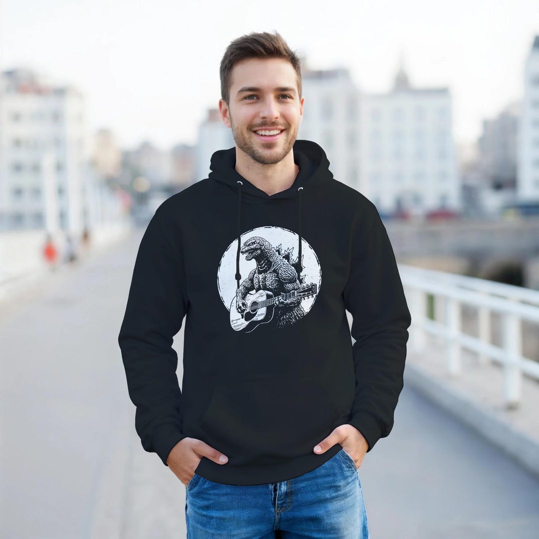 Kaiju Rock Band Hoodie Vintage Japanese Monster Sweatshirt Grunge ...