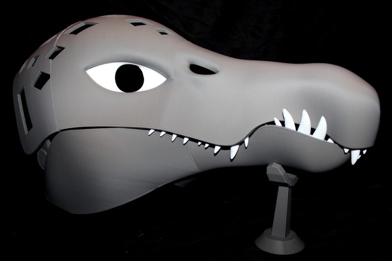 3D Printed Spino (moody Ver.) Fursuit Head Base Kit (MADE TO ORDER ...