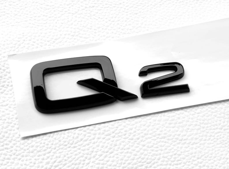 Q2 Insignia Black Gloss Letters Emblem Tailgate Sticker - Etsy