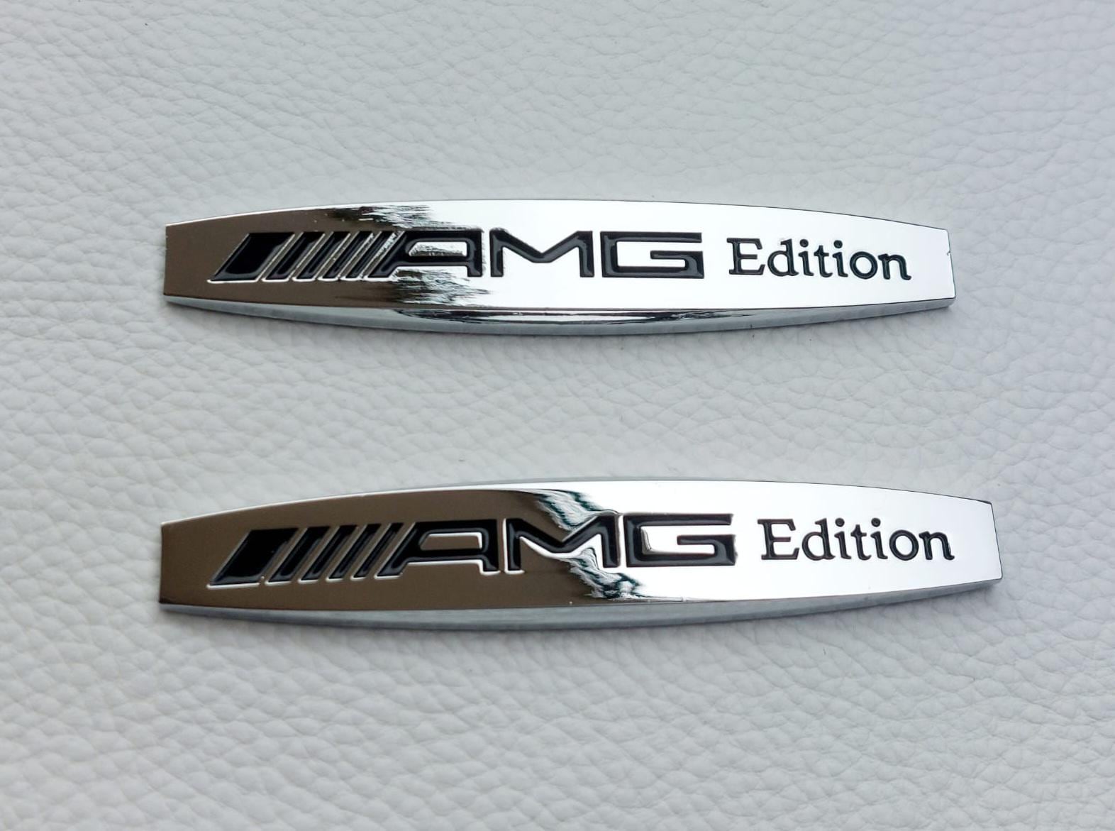 AMG Emblems for Trunk and Sides, Chrome Color, Accessories With Sticker ...